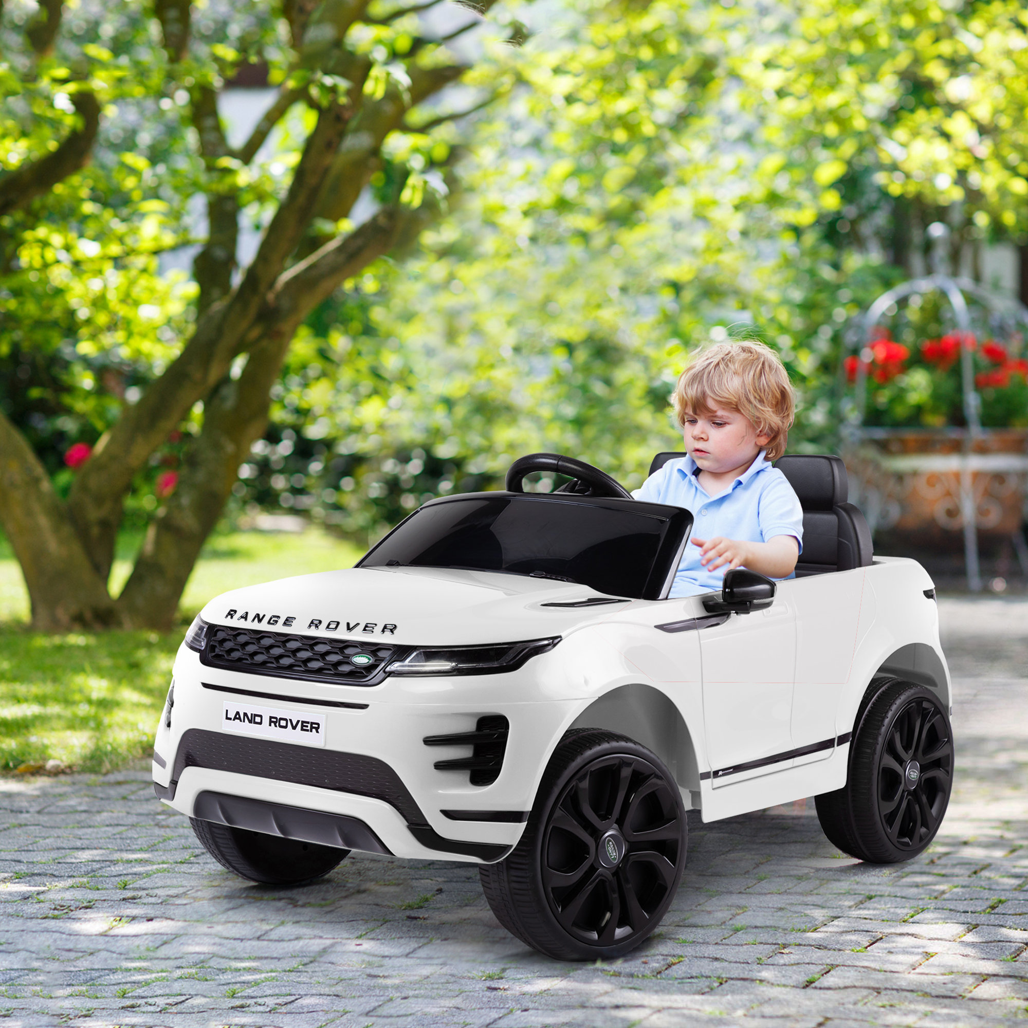 TOBBI_TOYS 12V Licensed Land Rover Ride on Car with Remote Control ...
