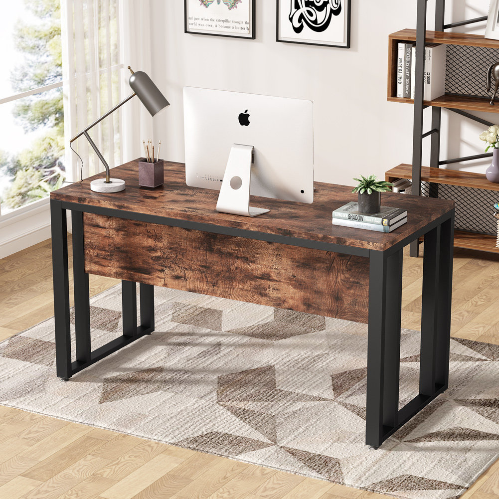 Inbox Zero Simple Large Office Desk | Wayfair