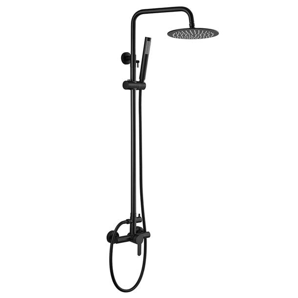 Designer Outdoor Showers 54" Temperature Controlled Stainless Steel ...