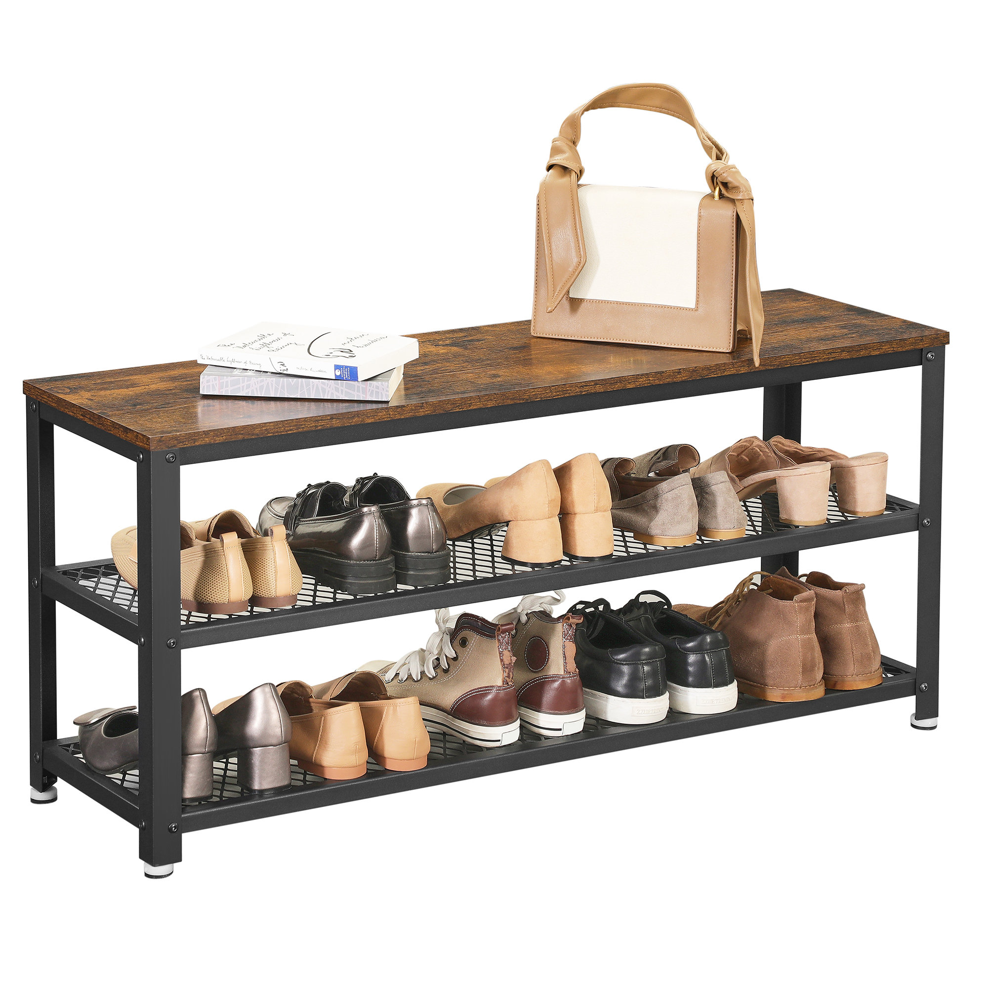 17 Stories 10 Pair Shoe Rack & Reviews - Wayfair Canada