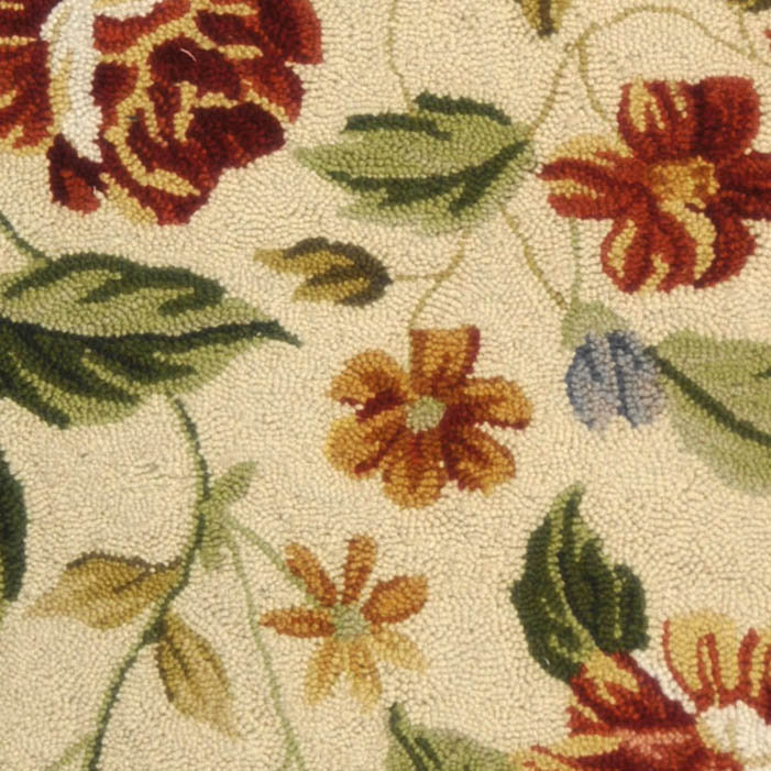 Lark Manor Hollander Handmade Looped/Hooked Wool Ivory / Beige Rug ...