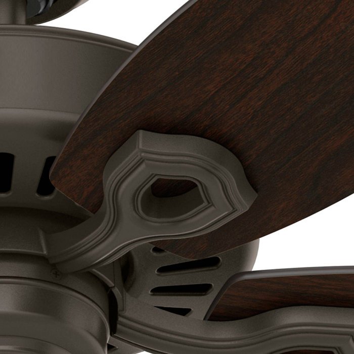 Hunter Fan 52" Builder Elite 5 - Blade Outdoor Standard Ceiling Fan ...