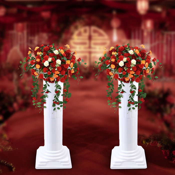 Lomana Elegant Wedding Roman Column Set | Wayfair