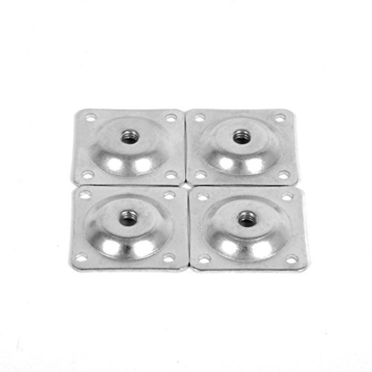 Leg Daddy Threaded T-plate Sofa Leg Attachment Plates | Wayfair