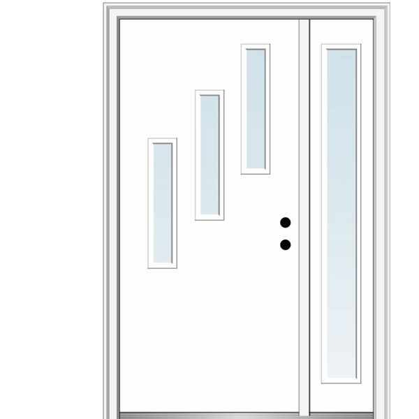 Verona Home Design Spotlight Primed Prehung Front Entry Doors | Wayfair