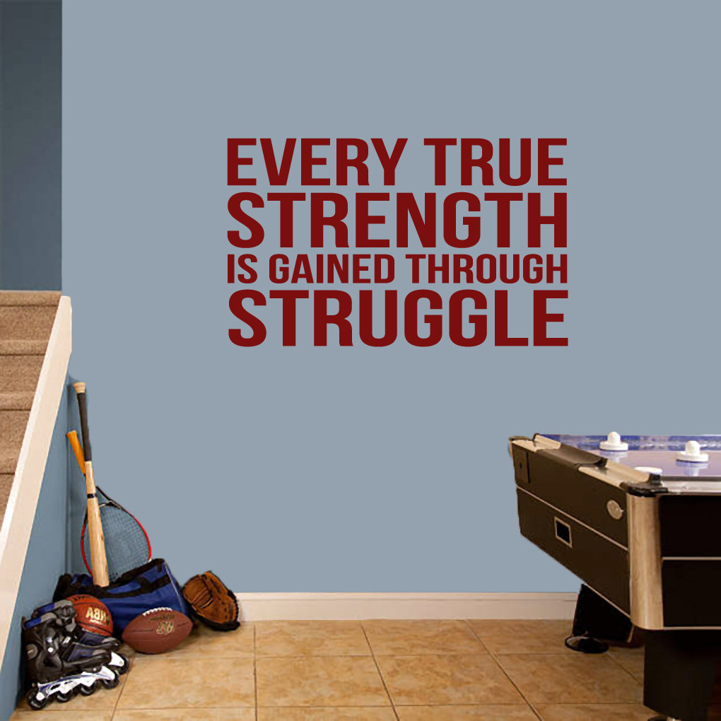 Isabelle & Max™ Every True Strength Wall Decal | Wayfair