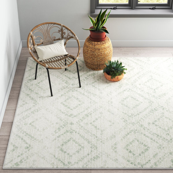 Green-trellis-rug | Wayfair