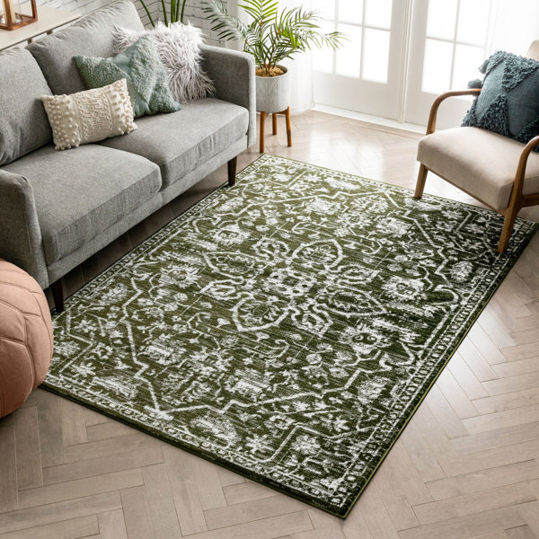 Well Woven Dazzle Green/White Rug & Reviews | Wayfair.co.uk