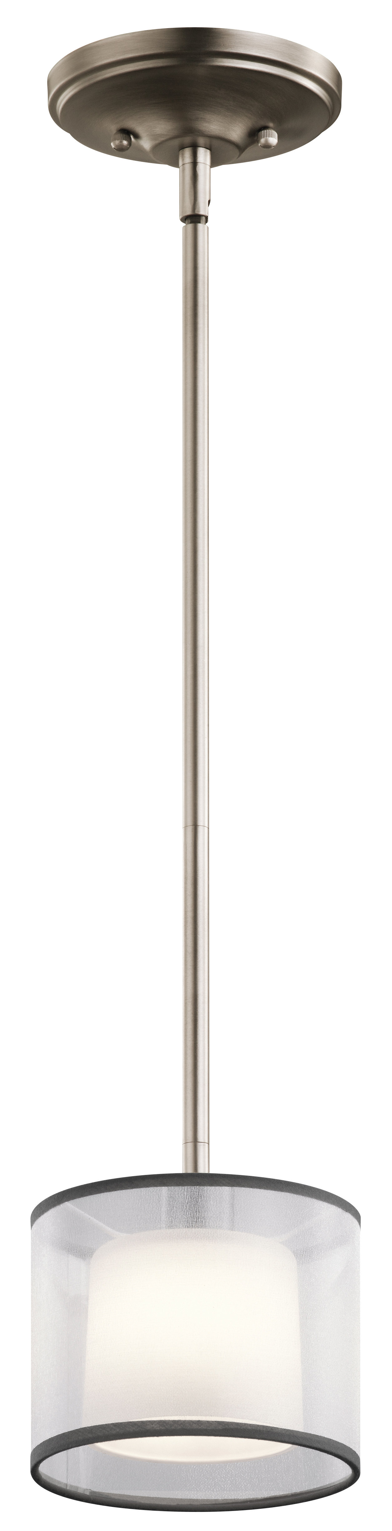 Latitude Run® Prall 1 - Light Single Drum Pendant | Wayfair