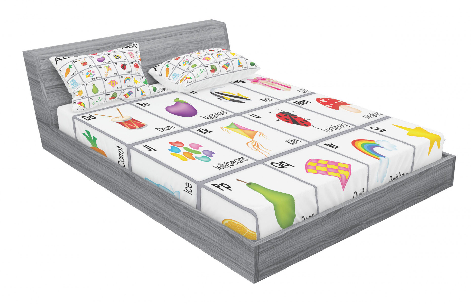 East Urban Home Alphabet Sheet Set | Wayfair