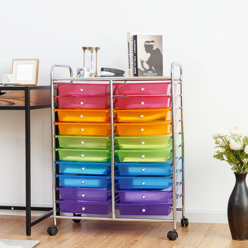 Rebrilliant 25" Stackable Storage Drawer | Wayfair