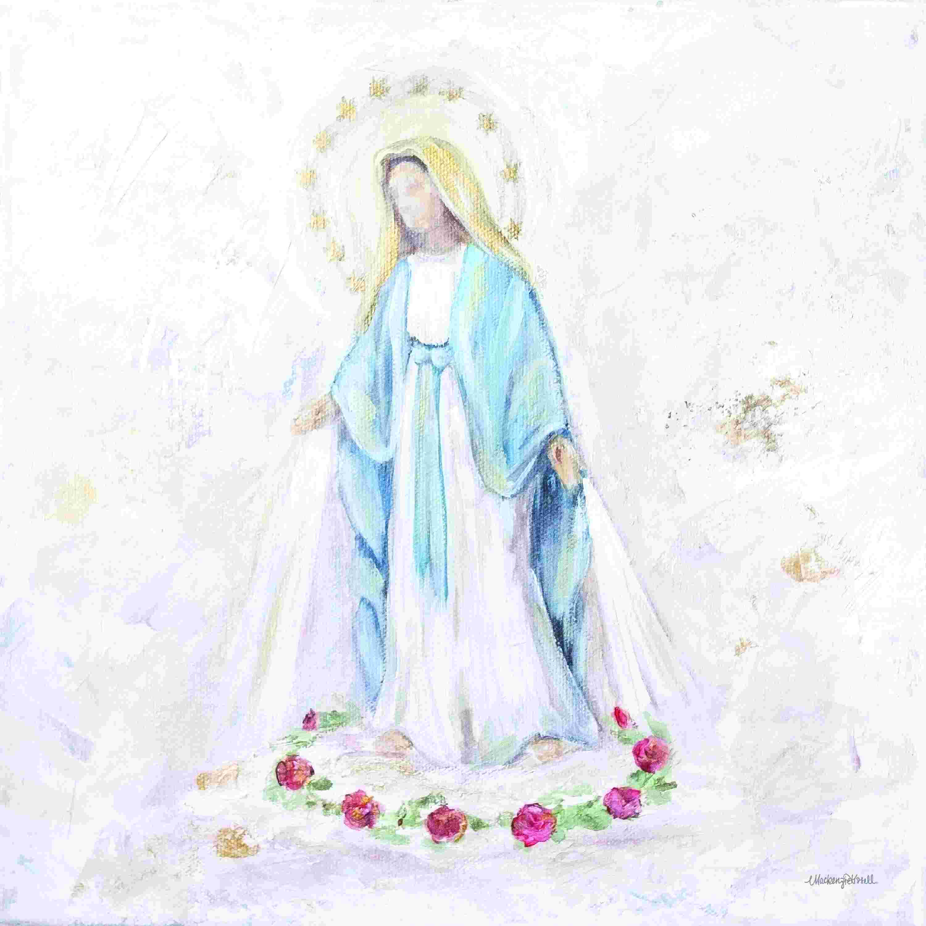 The Holiday Aisle® Blessed Mother by Mackenzie Kissell - Wrapped Canvas ...