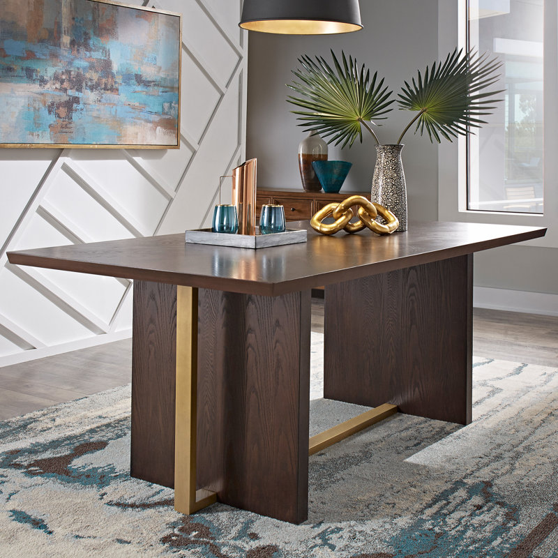 Mercury Row® Antonella 40'' Trestle Dining Table | Wayfair