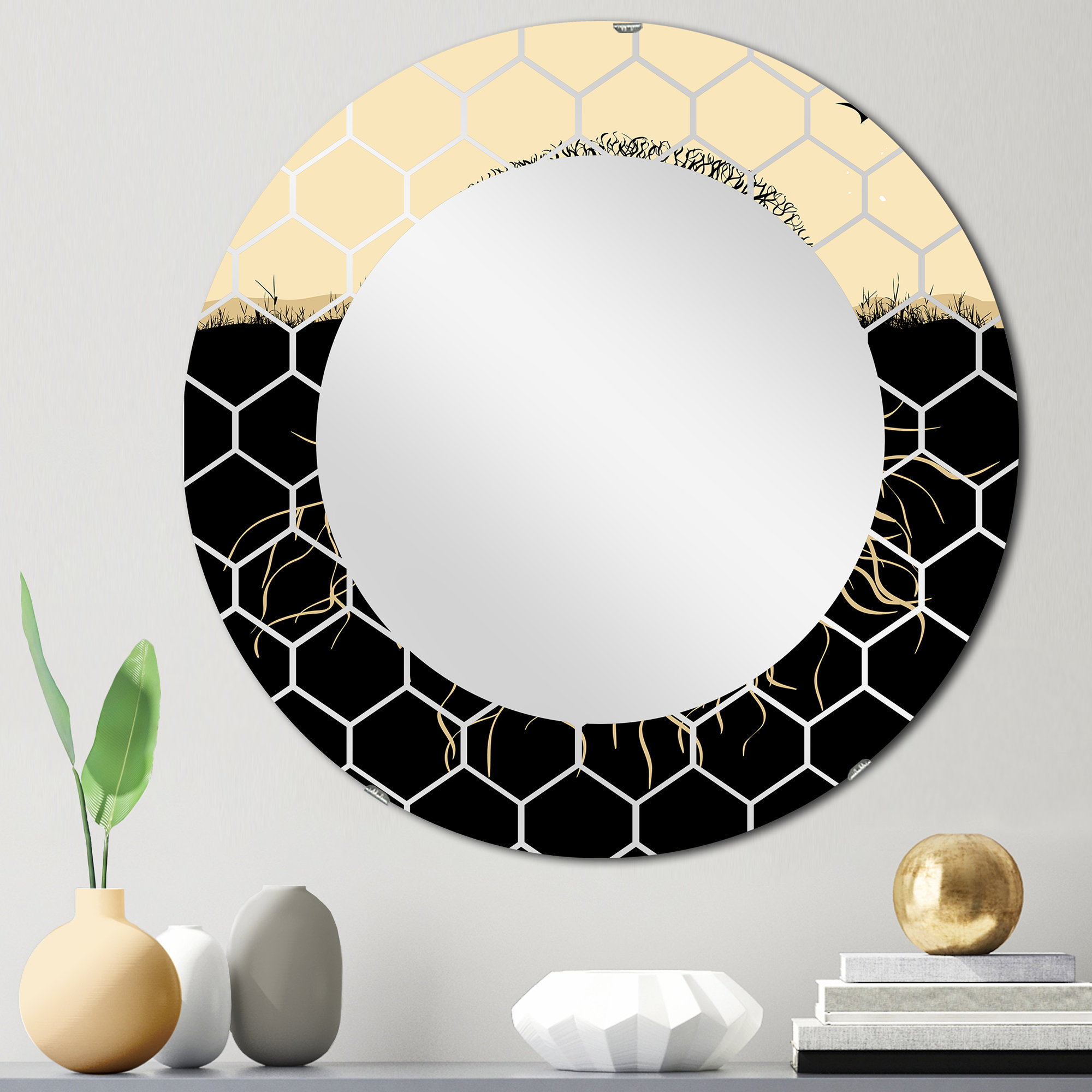 Bless international Semiyah Wall Mirror | Wayfair