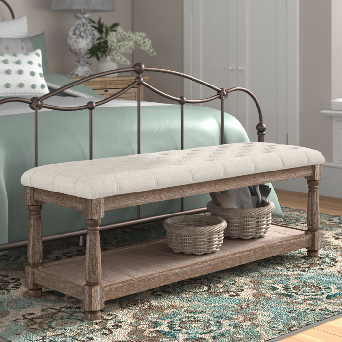 Laurel Foundry Modern Farmhouse Hetzel Upholstered Shelves Storage ...