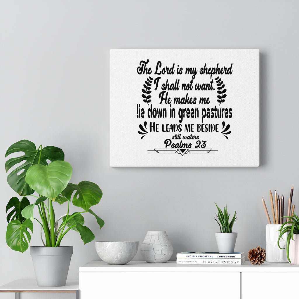 Trinx The Lord Is My Shepherd Psalm 23 Christian Wall Art Bible Verse ...