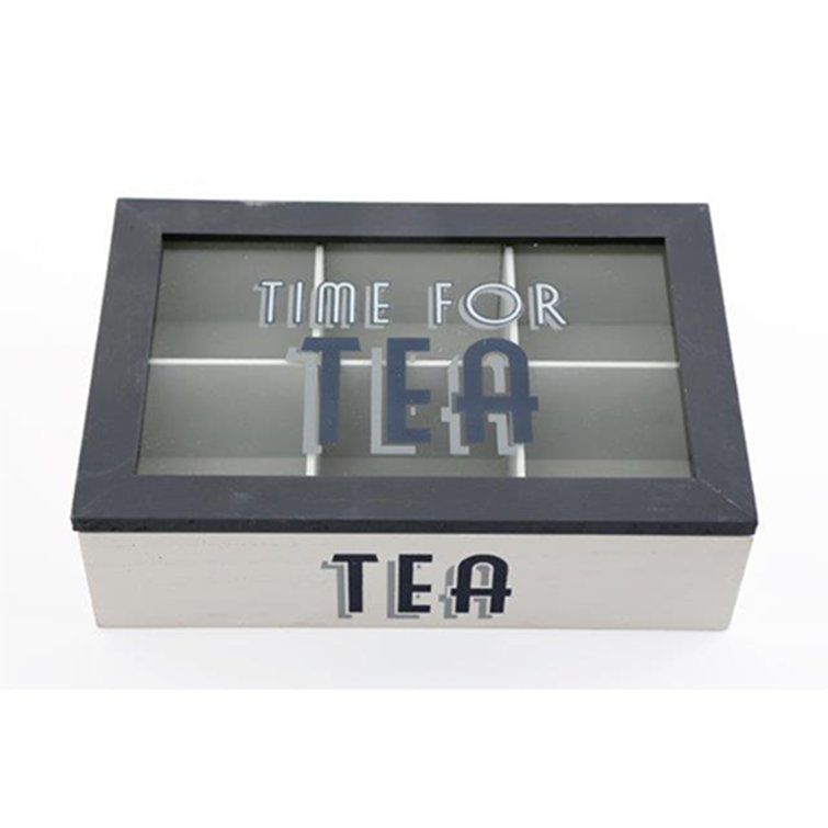 Latitude Run Bistro Wooden Tea Box 24Cm | Wayfair.co.uk