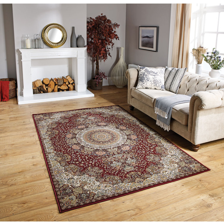 Bloomsbury Market Bluhm Green/Brown/Beige Rug | Wayfair.co.uk