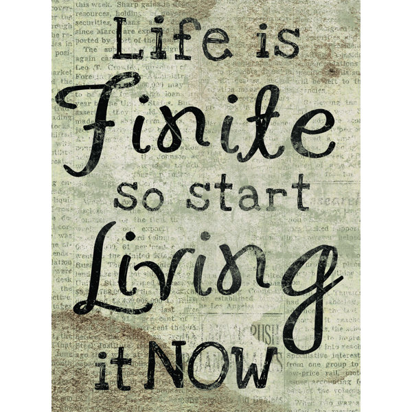 Rosalind Wheeler Life Is Finite | Wayfair