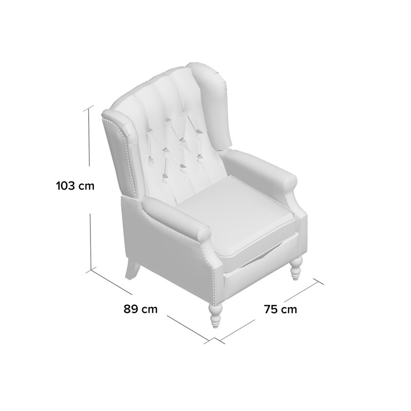 Three Posts Albertine Manual Recliner & Reviews | Wayfair.co.uk