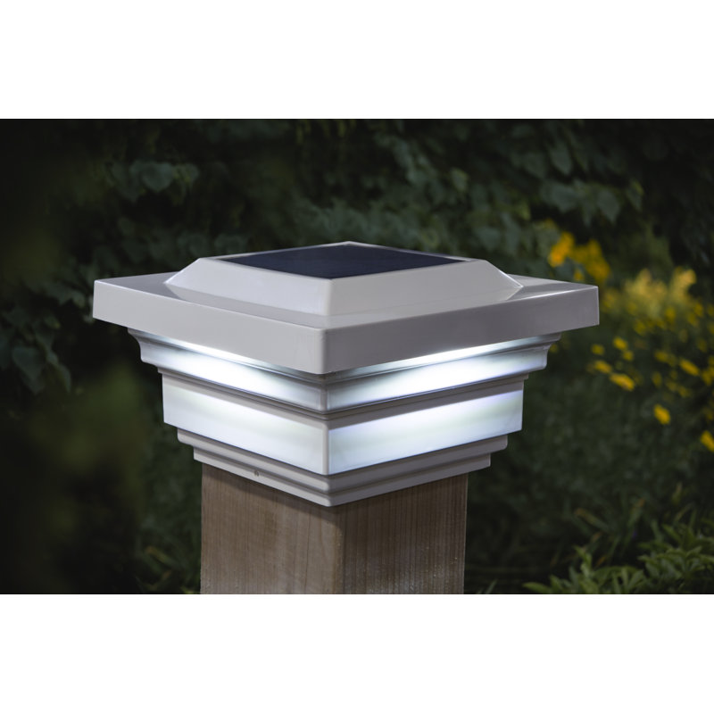 Classy Caps Battery Powered Integrated LED Fence Post Cap Light ...