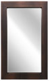 Empire Art Direct Rectangle Leather Floor Mirror & Reviews | Wayfair