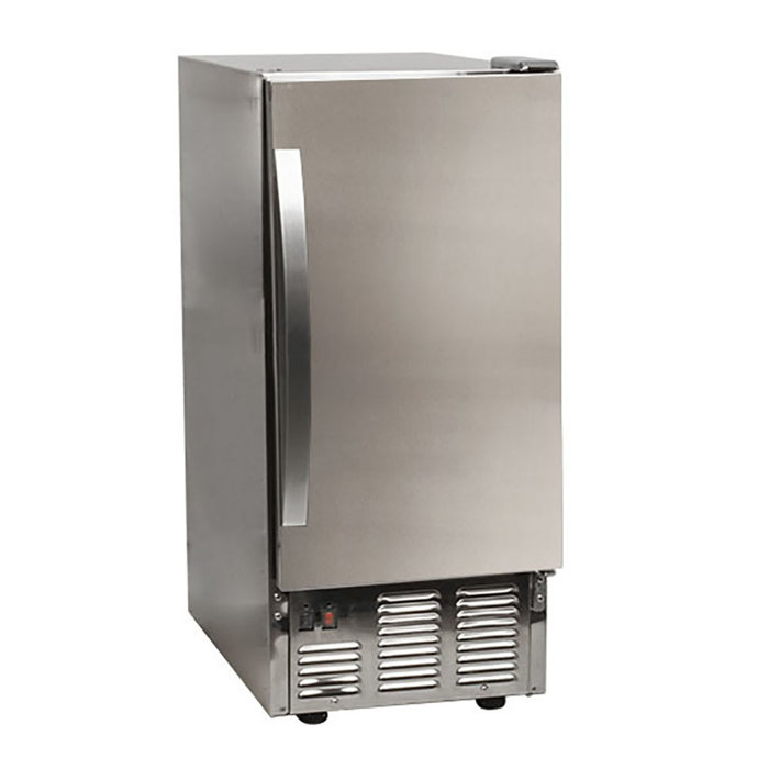 Edgestar Outdoor Party 50 Lb. lb. Daily Production Cube Clear Ice ...