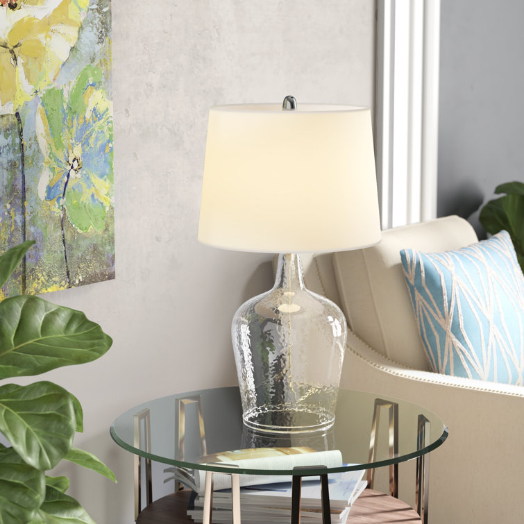 Highland Dunes Felix Glass Table Lamp & Reviews | Wayfair