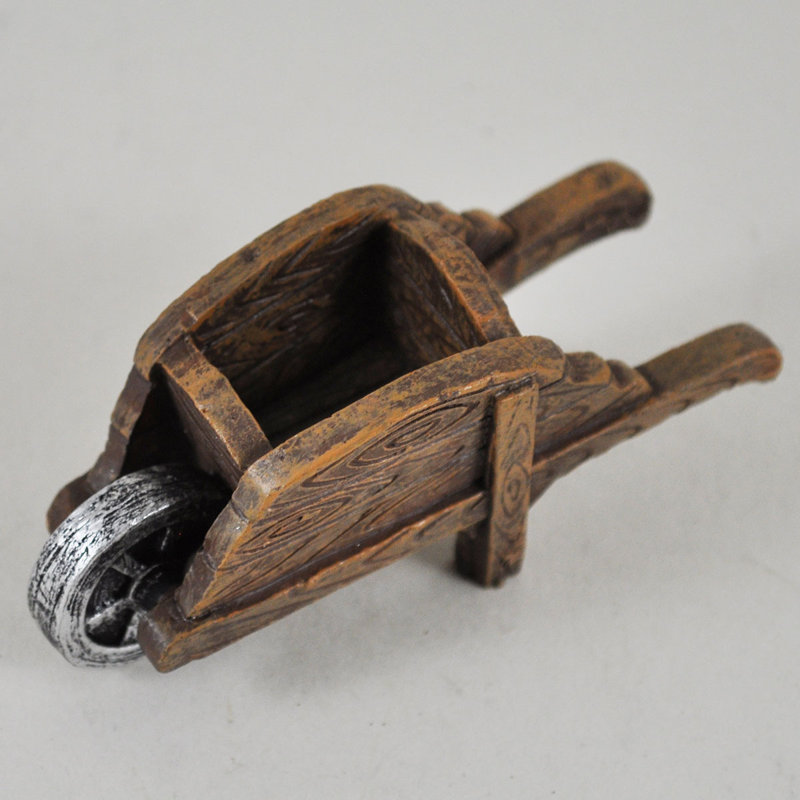 Dakota Fields Fairy Decorative Wooden Garden Wheelbarrow & Reviews ...