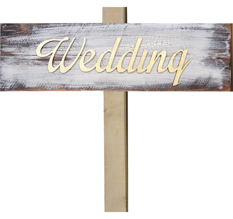 aMonogramArtUnlimited Wedding Sign | Wayfair