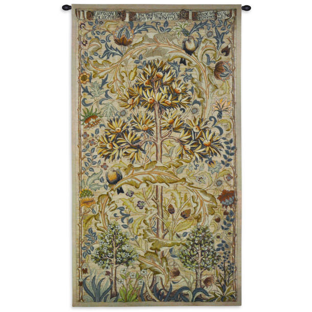 Fine Art Tapestries Nouveau Trees I BW Tapestry & Reviews | Wayfair