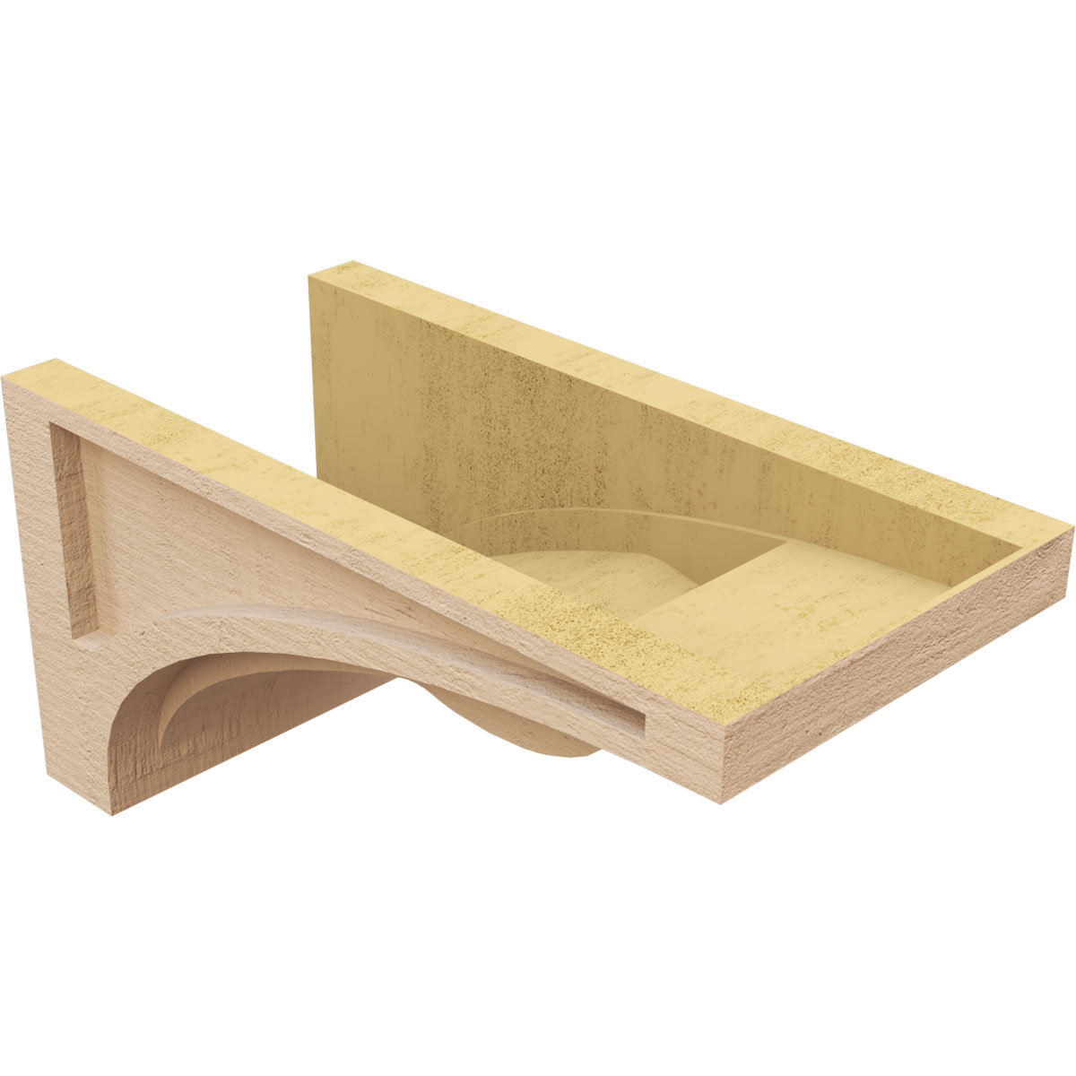 PCI Enterprises 7"W x 14"D x 7"H Series 3 Wide Viola Rough Cedar ...