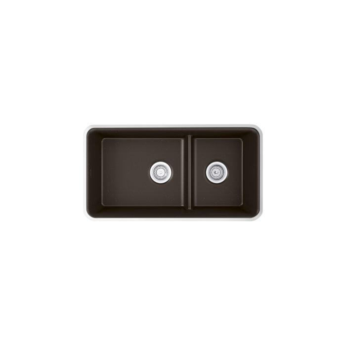 Kohler Cairn Smart Divide 33-1/2" Undermount Kitchen Sink | Wayfair