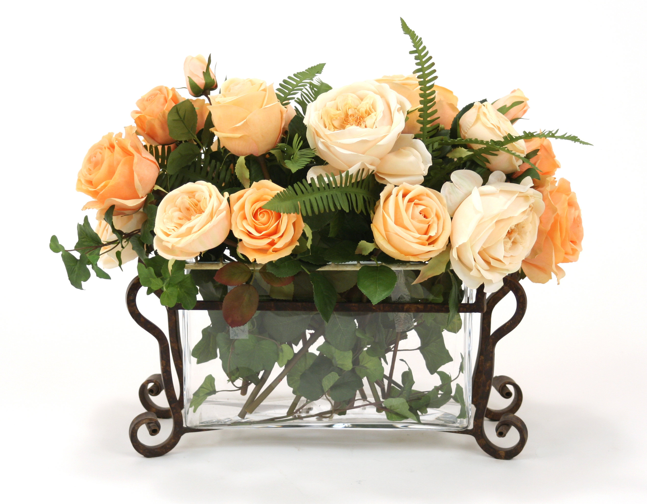 Distinctive Designs Roses Centerpiece in Vase | Wayfair