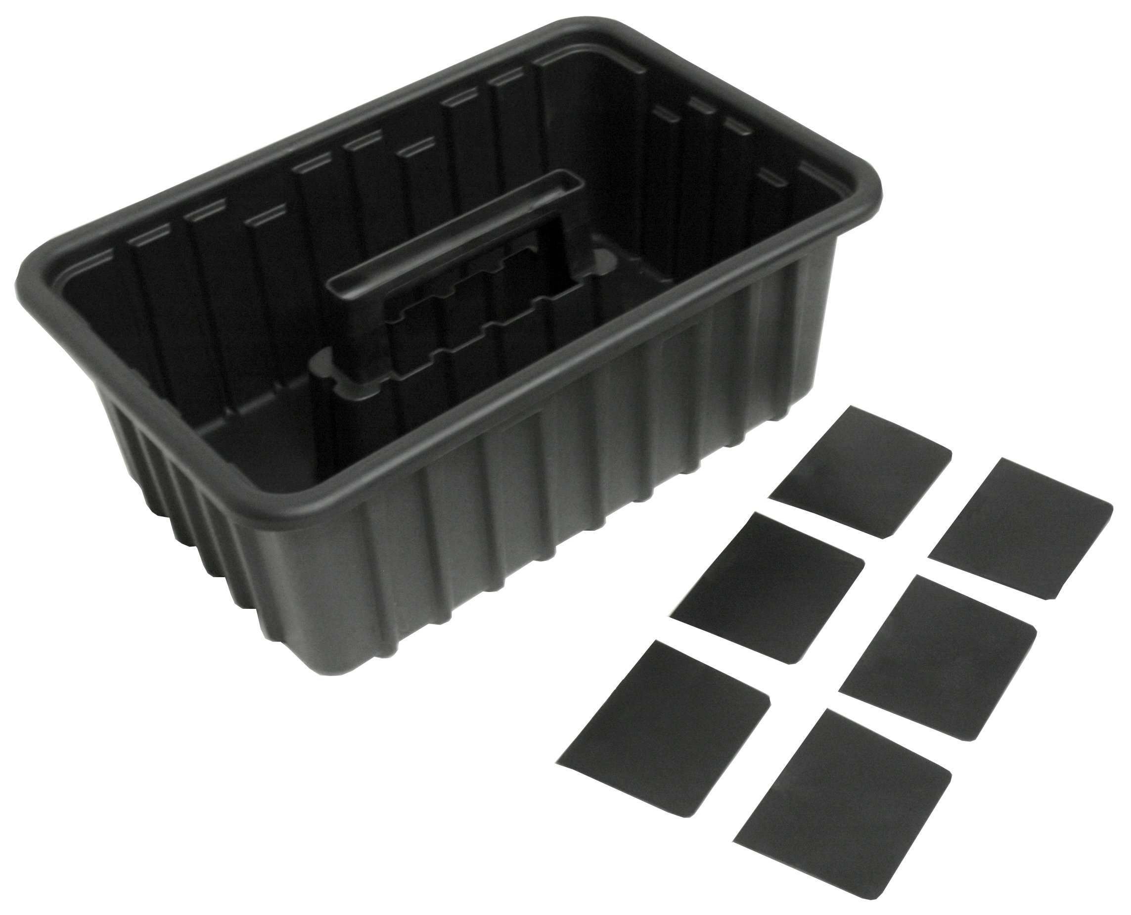 Homak Plastic Tote with 6 Dividers | Wayfair