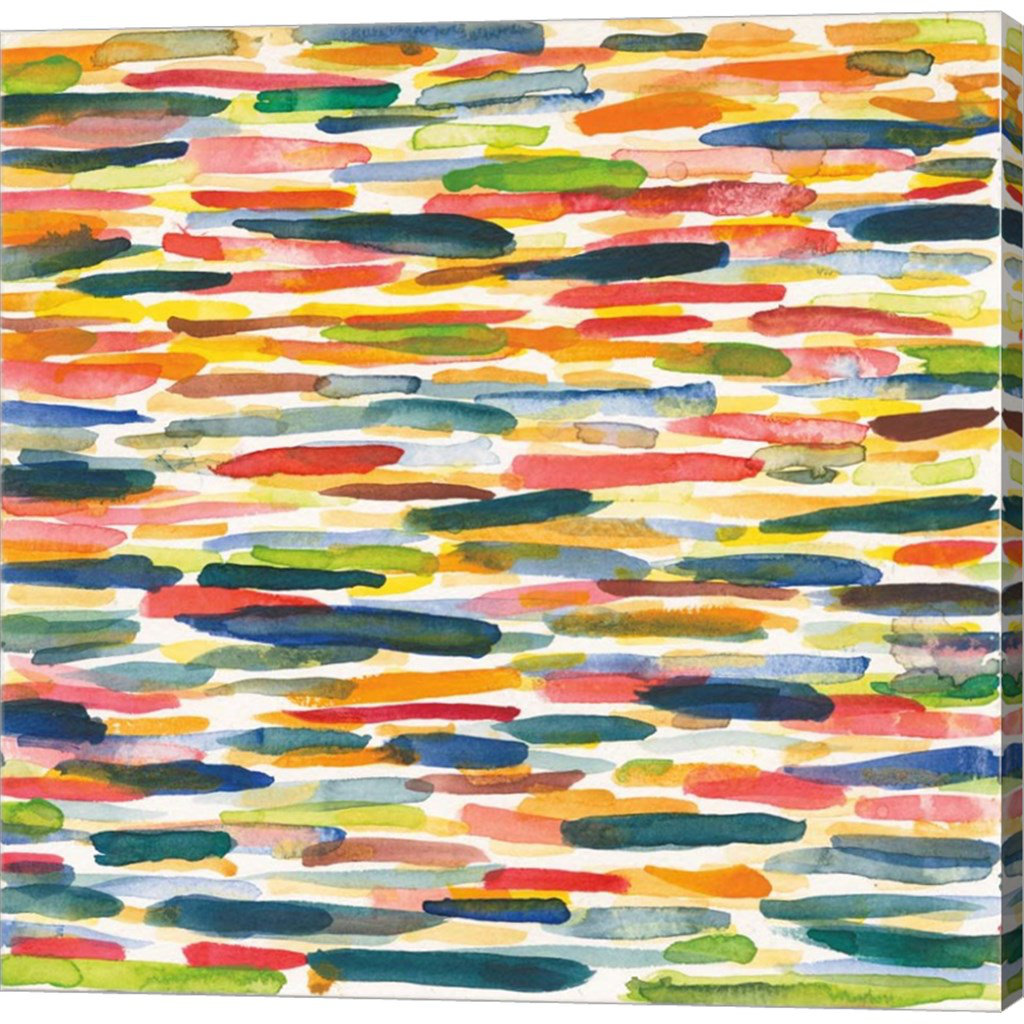 Wrought Studio Colorful Patterns X by - Wrapped Canvas Graphic Art ...