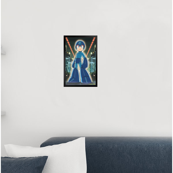 Poster Foundry Mega Man Key - Single Picture Frame Print | Wayfair