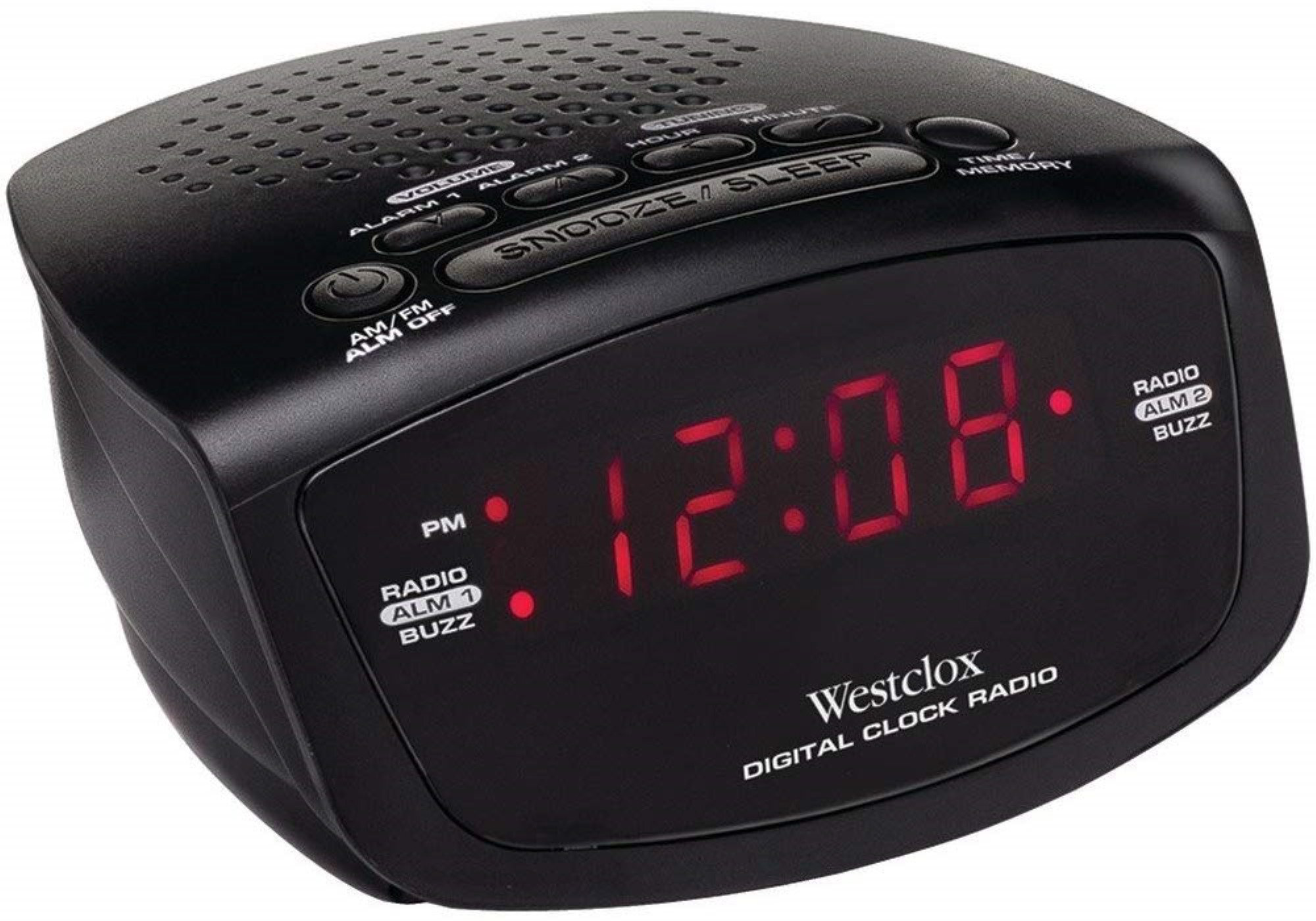 Westclox LED Radio Tabletop Clock & Reviews | Wayfair