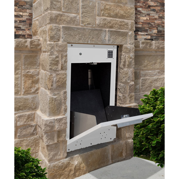 MB Sentinel Dual Door Insert 24 in x 42 in Aluminum Package Drop | Wayfair