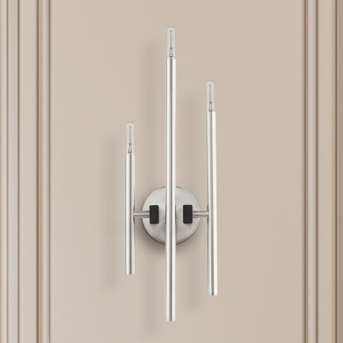 Orren Ellis Matchett 3 - Light Dimmable Armed Sconce | Wayfair