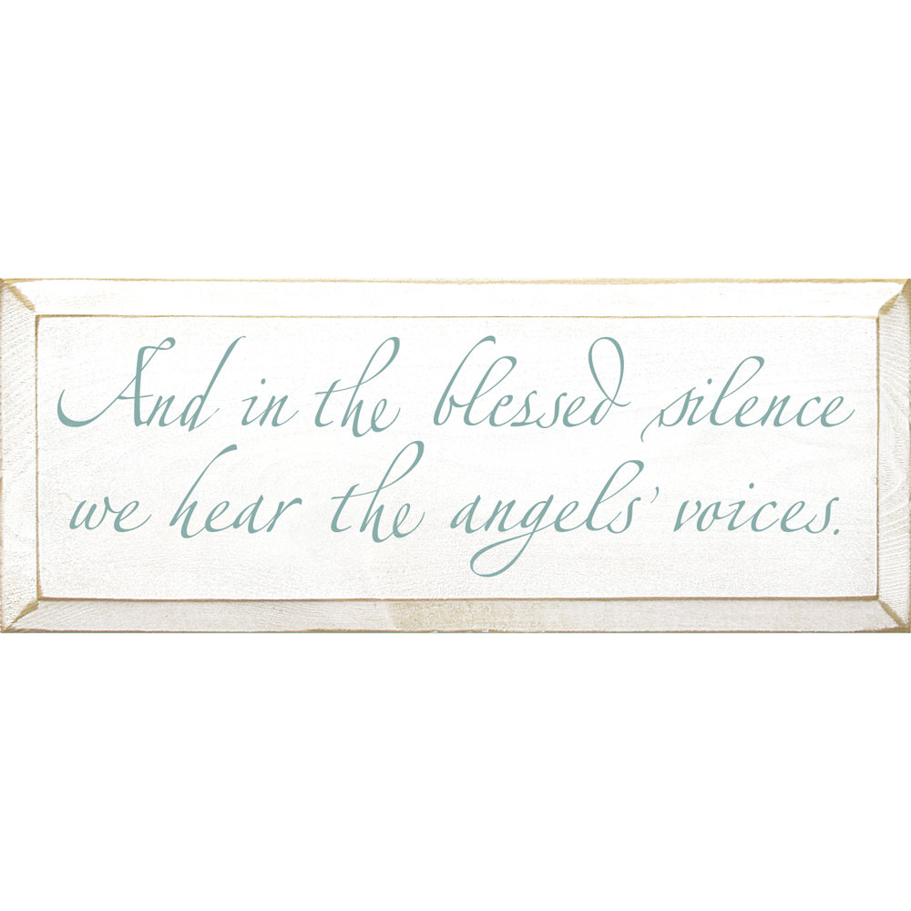 SawdustCity 'And In The Blessed Silence We Hear The Angels' Voices ...