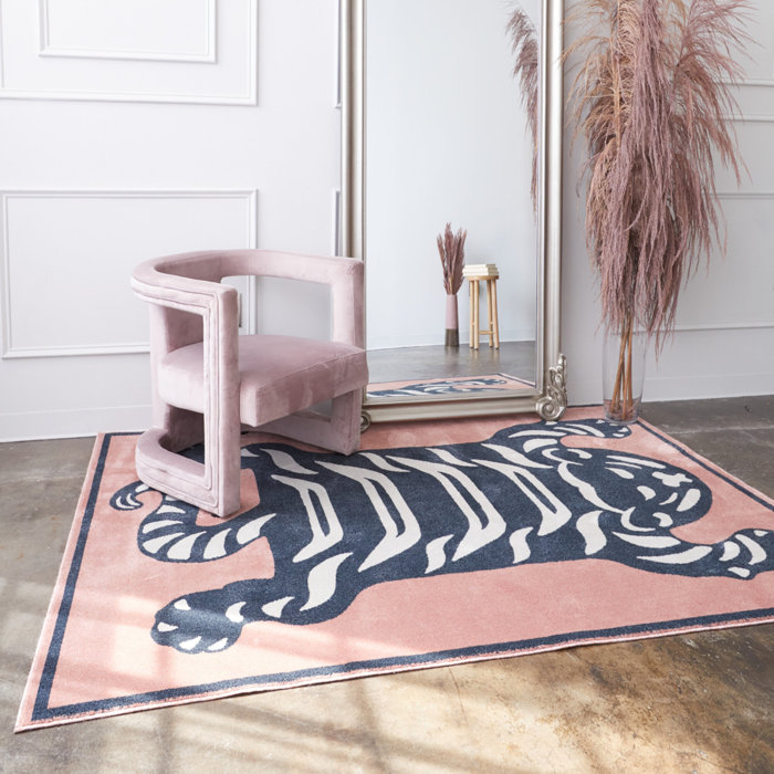 Langley Street Hasting Performance Rust/Black Rug & Reviews | Wayfair