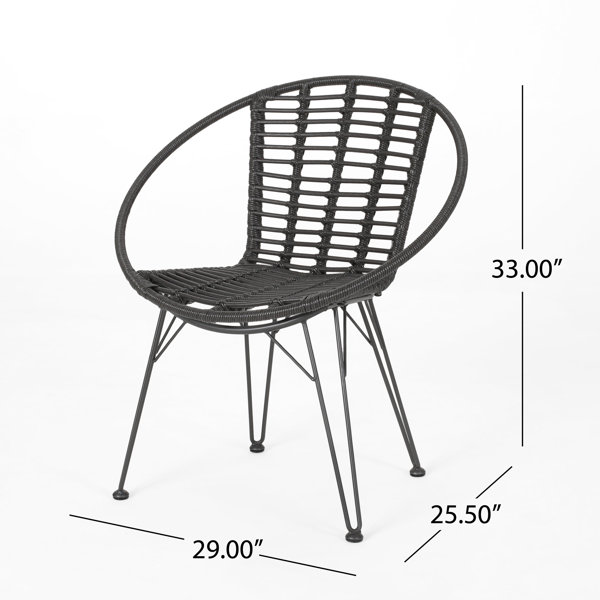 George Oliver Durham Patio Dining Chair & Reviews | Wayfair
