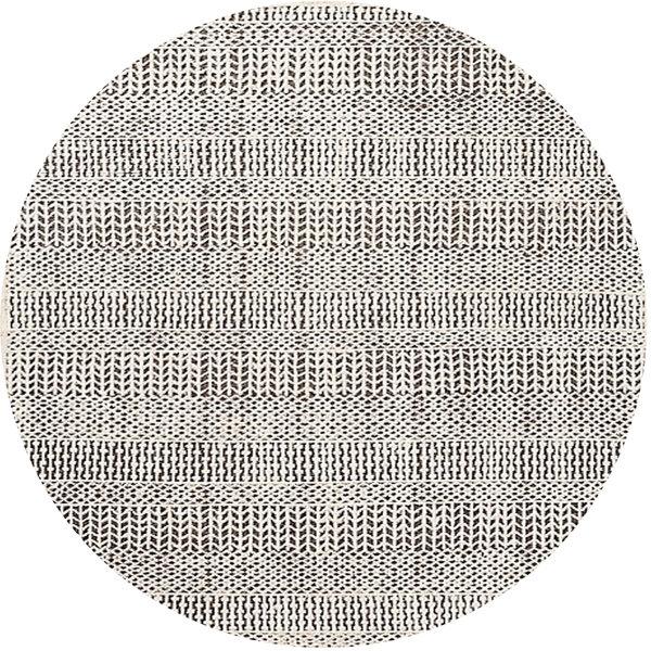 Union Rustic Weinert Power Loom Black/White Rug | Wayfair