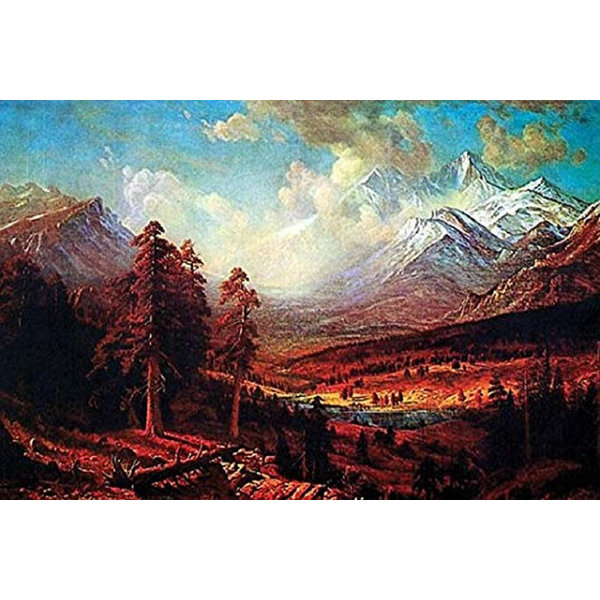 MH Handel Estes Park - Gallery Wrapped 44"X66" Canvas Print, Wrapped ...