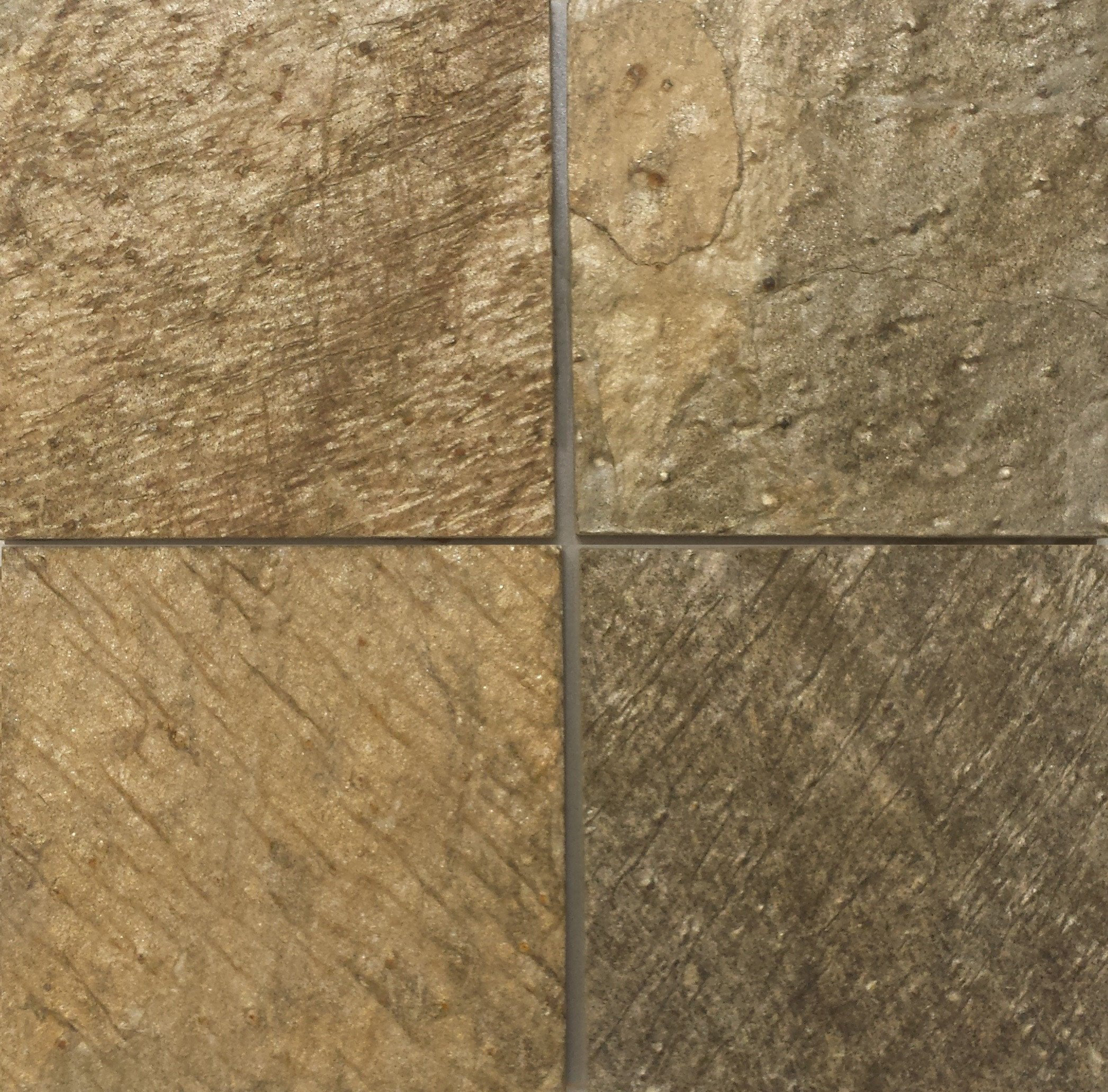Stone & Tile Shoppe, Inc. 16" x 16" Slate Marble Stone Look Wall ...