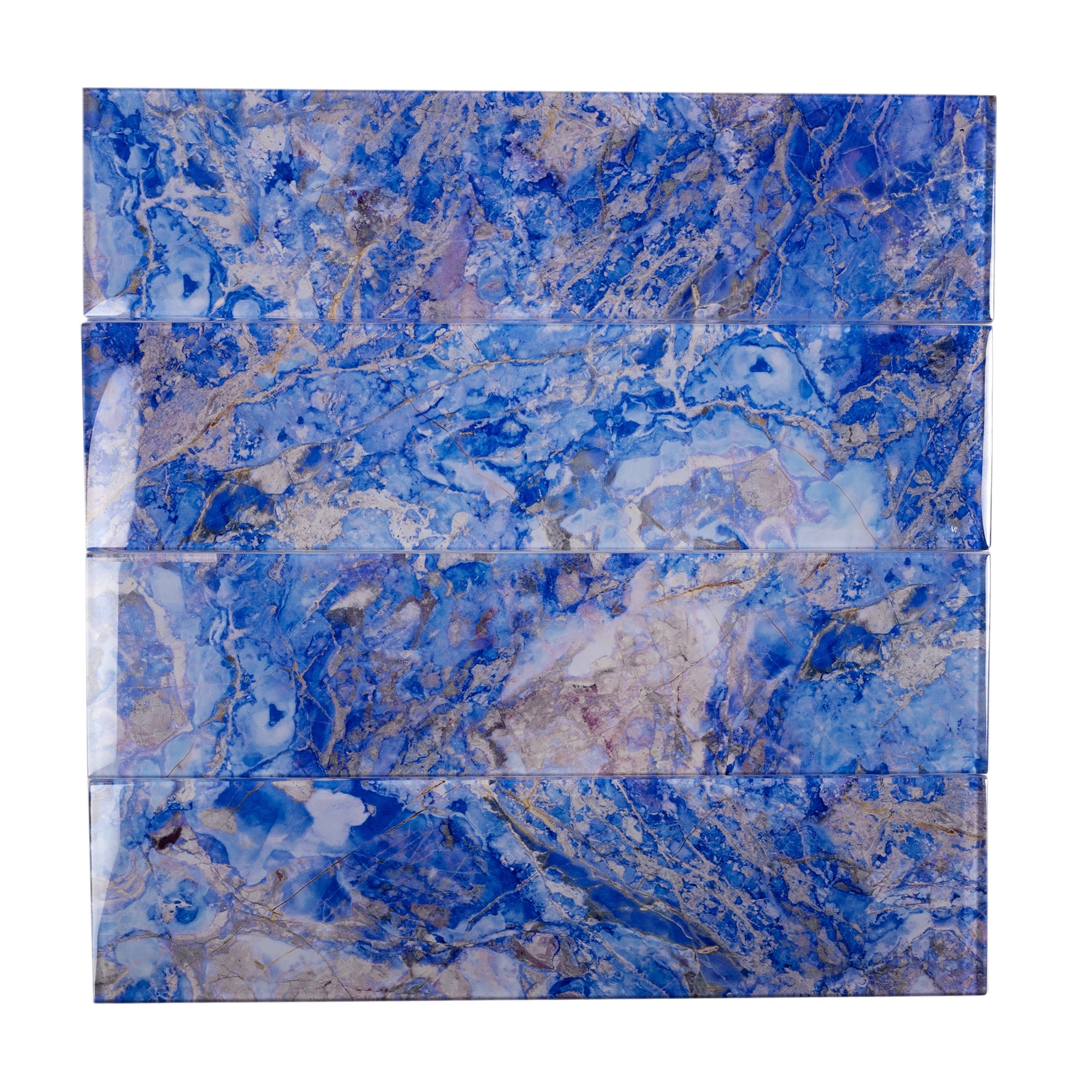 Tile Club Lapis 3 X 12 Glass Pebbles Subway Wall And Floor Tile Wayfair