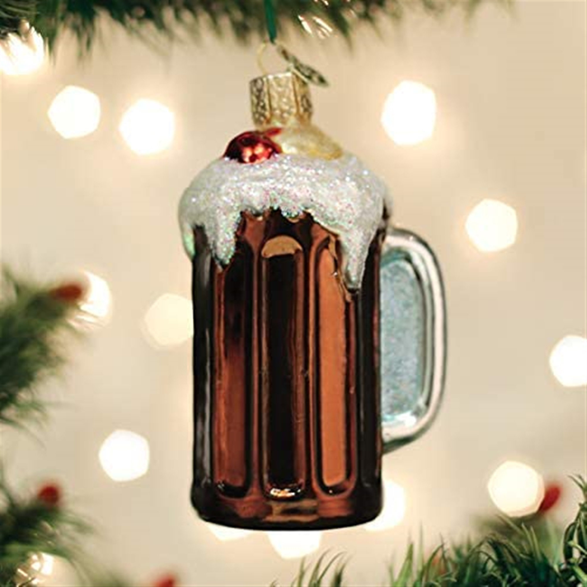 Old World Christmas Rootbeer Float Hanging Figurine Ornament | Wayfair