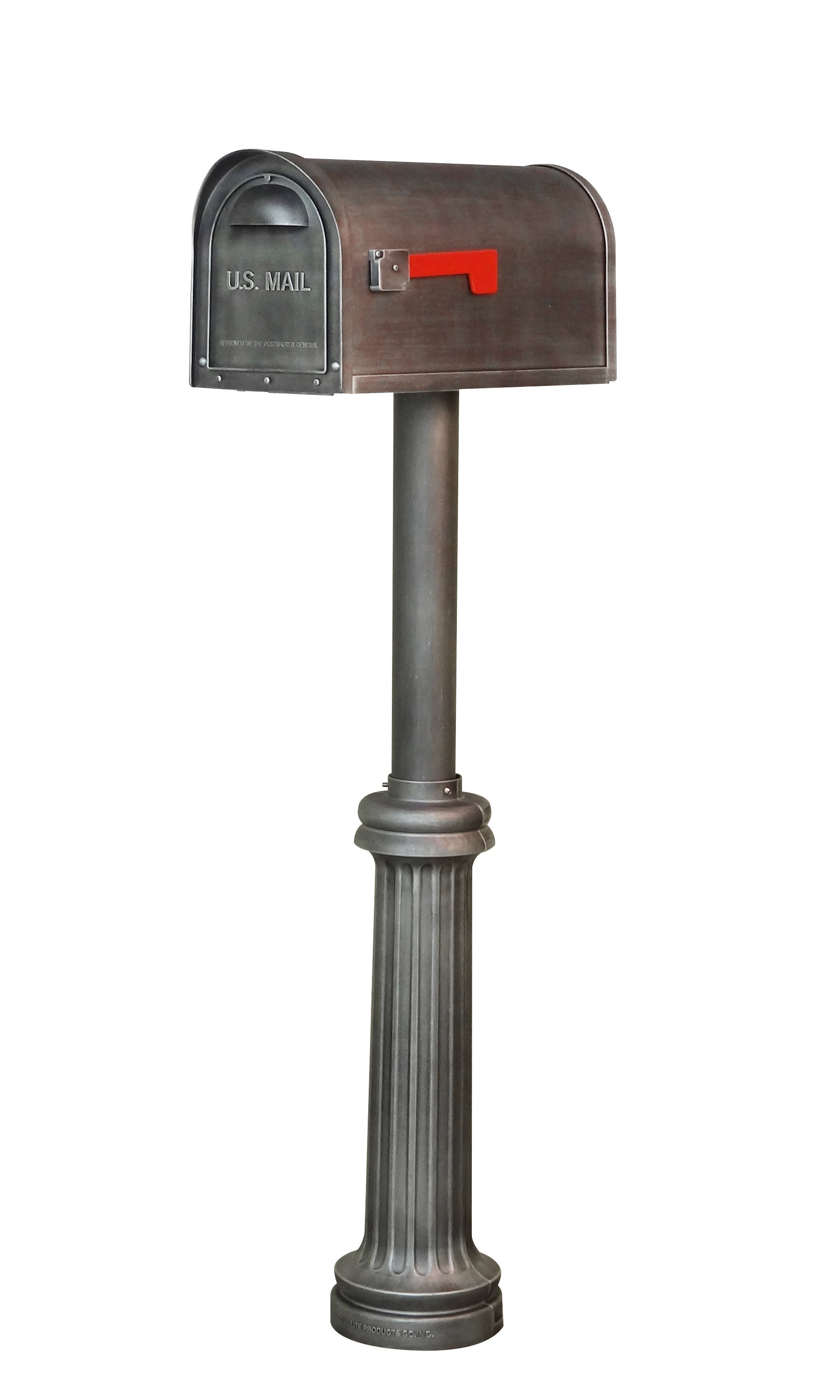 Special Lite Products Classic Curbside Mailbox with Post Included | Wayfair