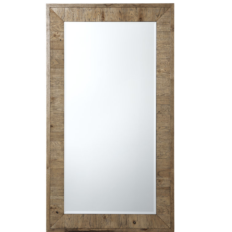 Theodore Alexander Beveled Distressed Full Length Mirror | Wayfair